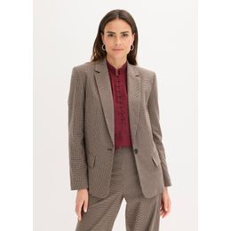 bonprix karierter Blazer, braun, Gr.46, eleganter karierter Blazer