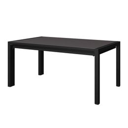 Ambia Garden Gartentisch, Anthrazit, Dunkelgrau, Metall, Glas, rechteckig, Flachrohr, 150-285x69x90 cm, ausziehbar, gastro- und objekttauglich, Gartenm&ouml;bel, Gartentische, Gartentische ausziehbar