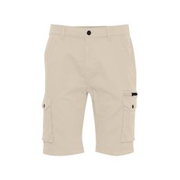 Cargoshorts INDICODE "Cargoshorts IDRonjo", Herren, Gr. XL, N-Gr, beige (fog), Obermaterial: 98% Baumwolle CO. 2% Elasthan EL., Hosen