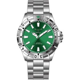 Invicta Specialty 69042 Herrenuhr - Quarzwerk - Metall mit gr&uuml;nem Zifferblatt - 42 mm