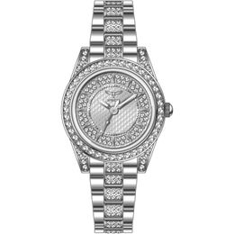 Invicta Wildflower 69062 Damenuhr - Quarzwerk - Metall mit silbernem Zifferblatt - 32 mm
