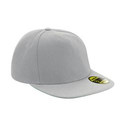 Beechfield - "Original" Snapback M&uuml;tze Flacher Schirm f&uuml;r Herren/Damen Unisex (Grau)