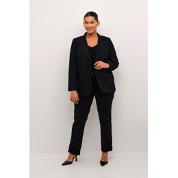 Kaffe Blazer In Form geschnitten Schwarz Tief black