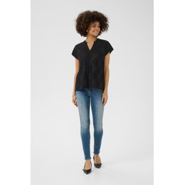 Culture Kurzarm-Bluse CUsigla Relaxed fit black