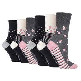 Gentle Grip - 6 Paar Damen Gentle Grip nicht elastische Socken - SOLRH217