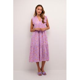 Culture Kleid A-shape Lavender Flower multicolour