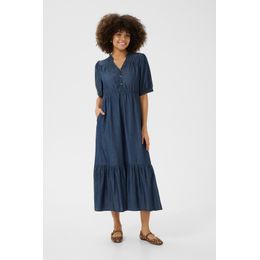 Culture Kleid Entspannte Passform Dunkelblaue W&auml;sche dark blue