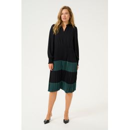 Culture Kleid Feminine black green