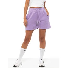 Enzo Womens Sweat Shorts - Lila