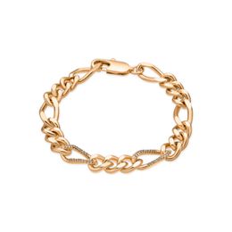 Luxenter Armband mit 18 Karat Gelbgold-Finish und funkelnden Zirkonia-Steinen &ndash; Thalu