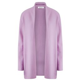 Peter Hahn - Strickjacke aus Schurwolle und Kaschmir, lila, Gr. 46 / L - Schurwolle