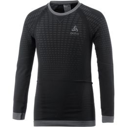 Odlo EVOLUTION WARM Funktionsshirt Kinder - Gr&ouml;&szlig;e 116-128 - schwarz