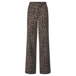 Peter Hahn - Wide Fit-Jeans, beige, Gr. 22 - Baumwolle