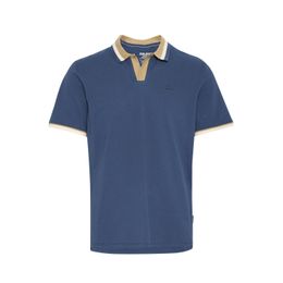 Poloshirt Blend "Poloshirt BHEvo", Herren, Gr. S, blau (marineblaus), Obermaterial: 100% Baumwolle CO., Shirts