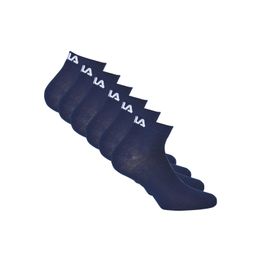 Kurzsocken Fila "Socken 6er Pack", Damen, Gr. 39-42, blau, Obermaterial: 75% Baumwolle CO. 23% Polyester PES. 2% Elasthan EL., Socken