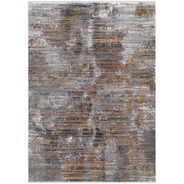 Teppich OCI DIE TEPPICHMARKE "SUMITA FOUR", bunt (multicolor), B:200cm H:8mm L:290cm, Viskose, Teppiche, Teppich, edler Glanz, maschinell gewebt, Vinatge