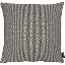 Dekokissen Apelt "1104" Gr. 1, grau (anthrazit, unifarben), B:39cm L:39cm, Polyester, Dekokissen_Sitzkissen_Kissenh&uuml;llen, Kissenh&uuml;lle mit F&uuml;llung, 1 St&uuml;ck