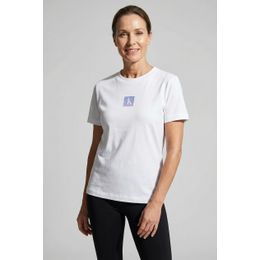 Kurzarmshirt Calvin Klein Jeans "SS CLASSIC FIT TEE", Damen, Gr. XL (44), wei&szlig; (brilliant wei&szlig;), Single Jersey, Obermaterial: 100% Baumwolle, unifarben, regular fit normal, Rundhals, eingesetzt abgesteppte Kante, Shirts, Mit Rundhalsausschnitt