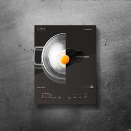 CASO GERMANY Caso S-Line 2100 mobile Induktionskochplatte mit 12 Leistungsstufen - Elektrokocher und Kochplatten