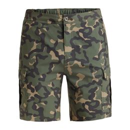 Bermudas Quiksilver "Half 19", Herren, Gr. 30S, aloe butancamo, Obermaterial: 92% Polyester, 8% Elasthan., Hosen Bermudas