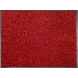 Fu&szlig;matte "CLEAN, Made in Belgium", rot, B:120cm H:8,5mm L:180cm, Polyamid, PRIMAFLOR-IDEEN IN TEXTIL, Teppiche, Schmutzfangl&auml;ufer, Schmutzfangmatte, gro&szlig;e Farbauswahl, waschbar