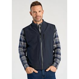 JACK'S INN 54 Steppweste JACK&rsquo;S "Wattierte Weste Comfort Fit", Herren, Gr. L, blau (navy), Obermaterial: 100% Polyester, Westen Steppweste