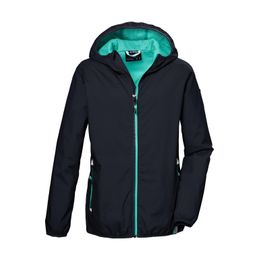 Funktionsjacke Killtec "KOS 138 GRLS JCKT", M&auml;dchen, Gr. 128, blau (navy), Obermaterial: 100% Polyester.Futter: 100% Polyester, Jacken Funktionsjacke, Kinderjacke: wasserdicht, reflektierend, elastisch