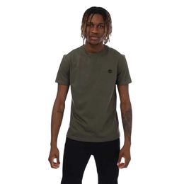 Timberland - "Dunstan River" T-Shirt f&uuml;r Herren, Rundhalsausschnitt, Schmal (Khakigr&uuml;n)