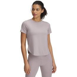 Under Armour - "Launch Elite" T-Shirt f&uuml;r Damen, kurz&auml;rmlig (Frostgrau)