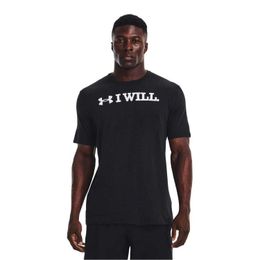 Under Armour - "I Will" T-Shirt f&uuml;r Herren (Schwarz)