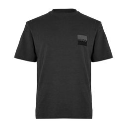 Hugo - T-Shirt f&uuml;r Herren, gerippt (Schwarz)