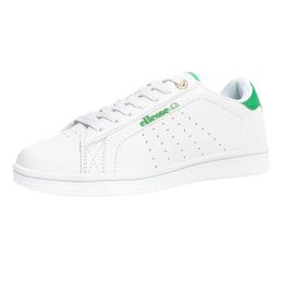 Ellesse - "Classic" Sneaker f&uuml;r Damen, Leder, Cupsohle (Wei&szlig;/Gr&uuml;n)