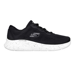 Skechers - Gefleckt Sneaker f&uuml;r Damen (Schwarz/Wei&szlig;)
