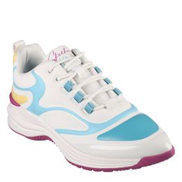 Skechers - "Hot Melt" Sneaker f&uuml;r Damen (Wei&szlig;/Gr&uuml;n/Schwarz)