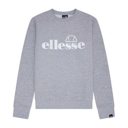 Ellesse - "Katana" Sweatshirt f&uuml;r Damen, Rundhalsausschnitt (Grau meliert)