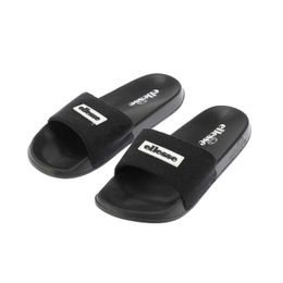 Ellesse - "Laxxes" Badesandale f&uuml;r Herren/Damen Unisex, Open Toe (Schwarz)
