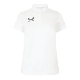 Castore - Poloshirt f&uuml;r Damen, Reise (Brillantes Wei&szlig;)
