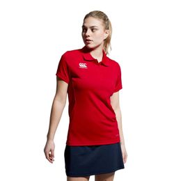 Canterbury - "Club Dry" Poloshirt f&uuml;r Damen, Regul&auml;r (Rot)