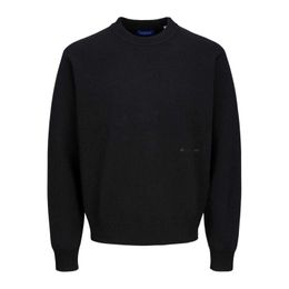 Jack & Jones Jack And Jones - Pullover f&uuml;r Herren, Rundhalsausschnitt, Regul&auml;r, Lang&auml;rmlig (Schwarz)