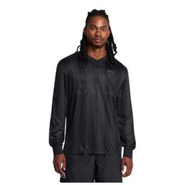 Under Armour - "Terrace" T-Shirt f&uuml;r Herren, Lang&auml;rmlig (Schwarz)