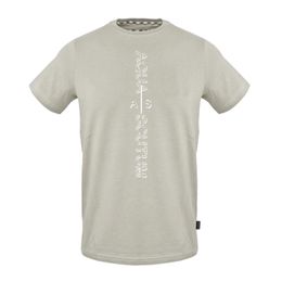 Aquascutum - T-Shirt f&uuml;r Herren, Rundhalsausschnitt, Regul&auml;r (Grau)