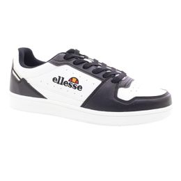 Ellesse - "Nole" Sneaker f&uuml;r Herren (Wei&szlig;/Schwarz)