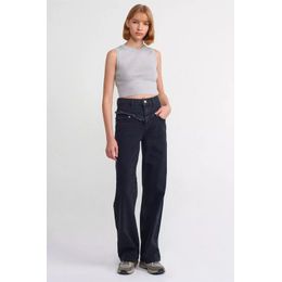 Strick Crewneck Crop Top