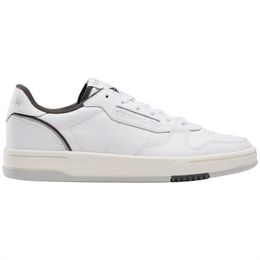 Reebok - "Phase Court" Sneaker f&uuml;r Damen, Leder, flach geformter Absatz (Wei&szlig;/Grau)