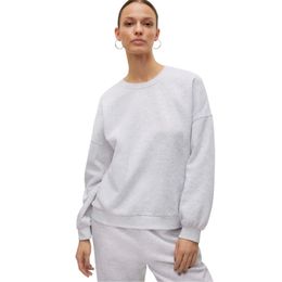 V&eacute;ro Moda Vero Moda - Sweatshirt f&uuml;r Damen, &Uuml;bergro&szlig; (Hellgrau meliert)