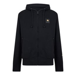 Money - Sweatshirt f&uuml;r Herren, Durchgehender Rei&szlig;verschluss (Schwarz)