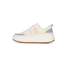 Sneaker "COCO" in Beige mit Kombination