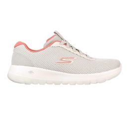 Skechers - "Go Walk Joy" Colour Pop Sneaker f&uuml;r Damen, Netzmaterial (Naturwei&szlig;/Pink)