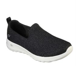 Skechers - "Go Walk Joy" Glitzer Sneaker f&uuml;r Damen (Schwarz/Gold)