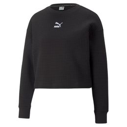 Under Armour - "Unstoppable" Pullover f&uuml;r Damen, &Uuml;berschnittene Schulter, Regul&auml;r, Lang&auml;rmlig (Schwarz)